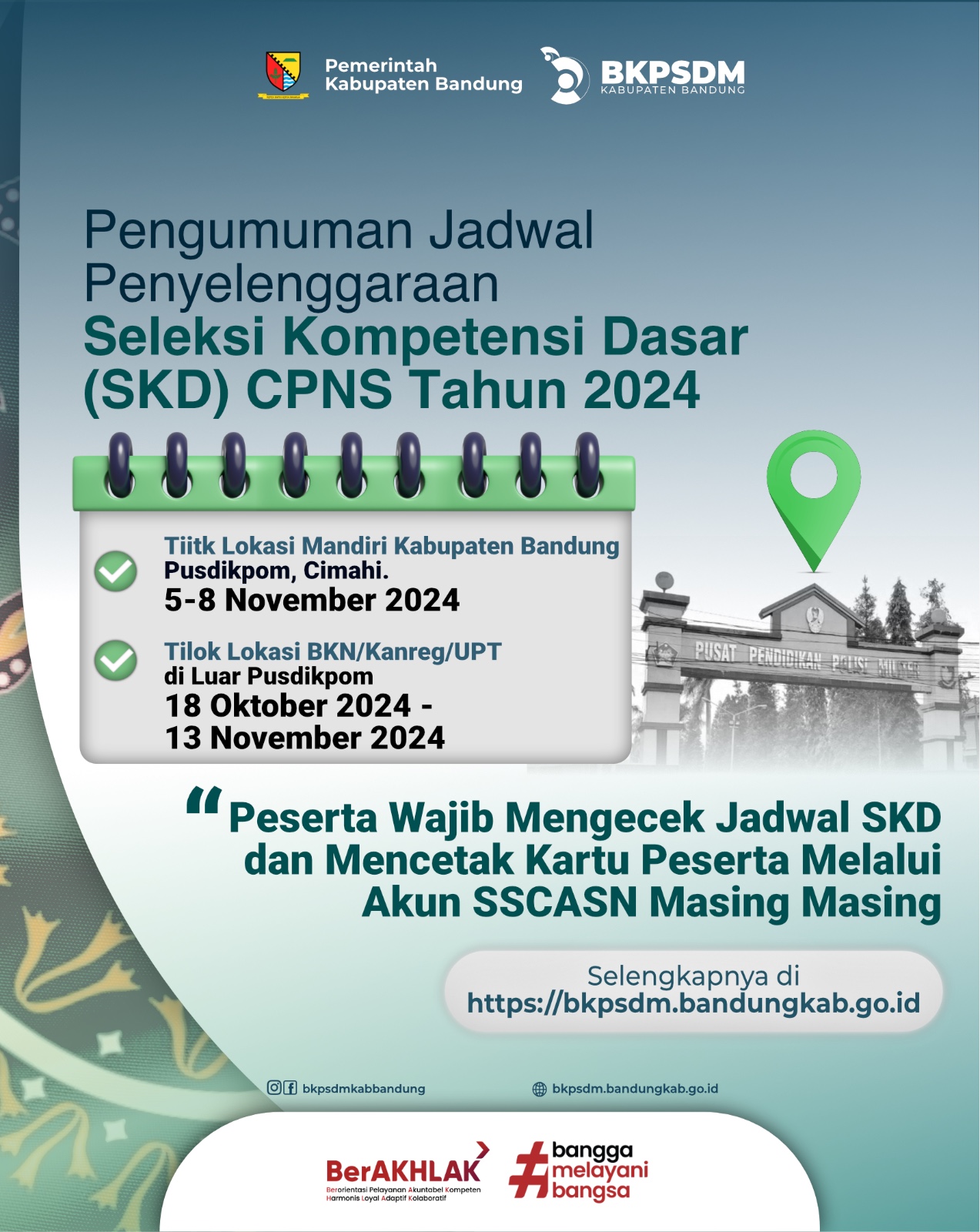 Website - Badan Kepegawaian Dan Pengembangan Sumber Daya Manusia